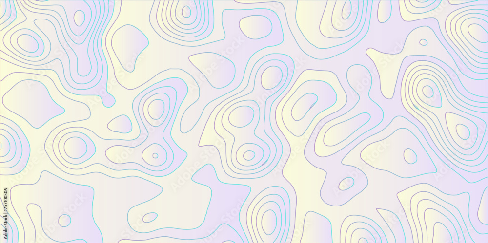 Abstract background with topographic map colorful background. The ...