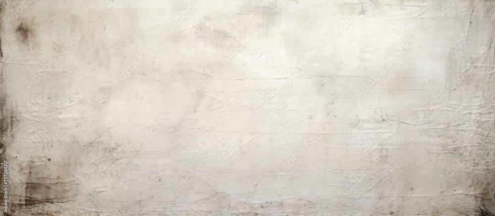 Photo Stock A close up of a beige rectangle of old paper with a faint ...