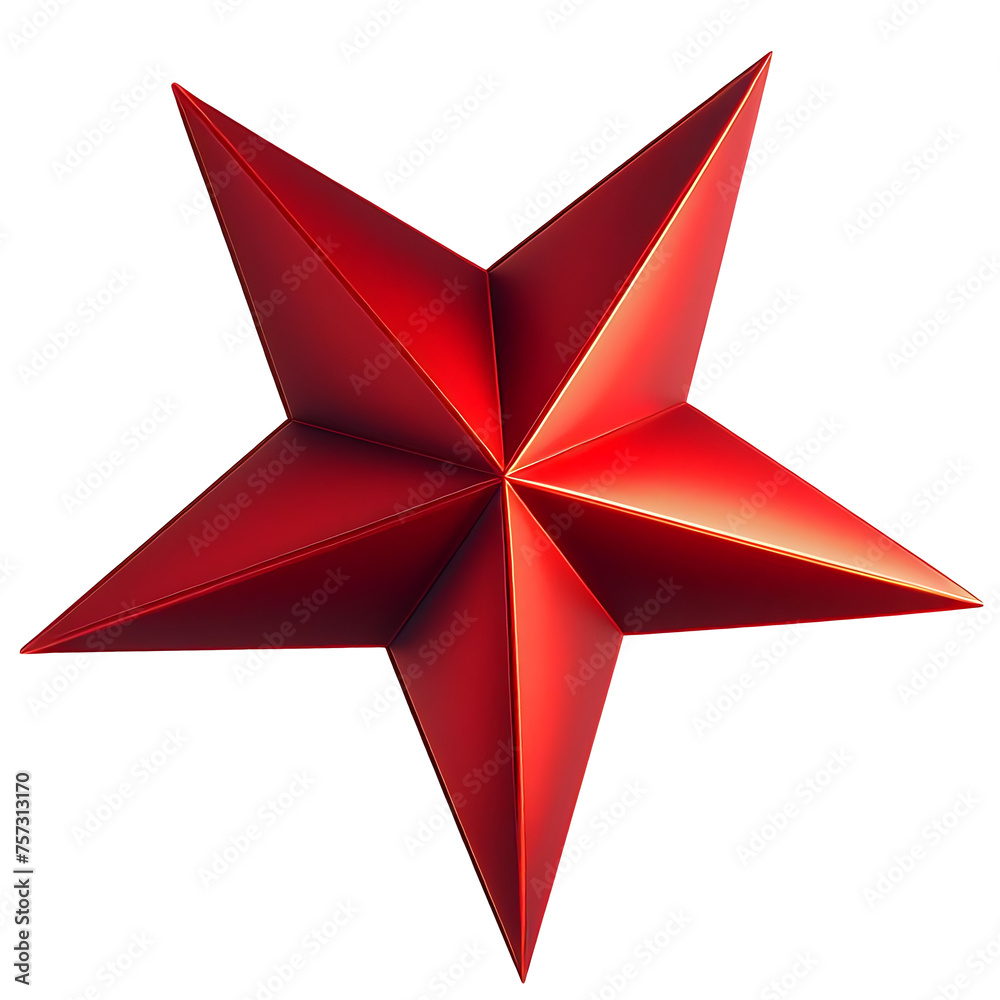 red star isolated on transparent background PNG Image Stock ...