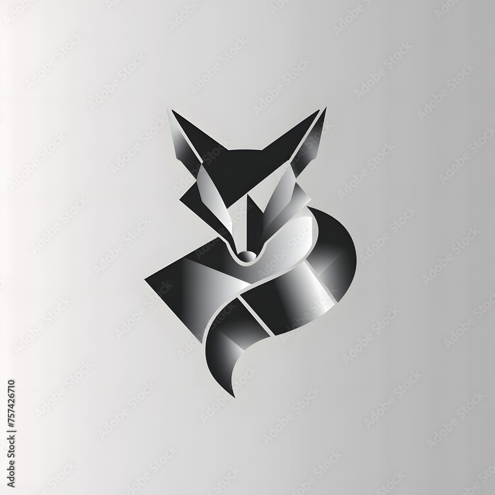 logo features a modern depiction of a fox, sleek and dynamic in design ...