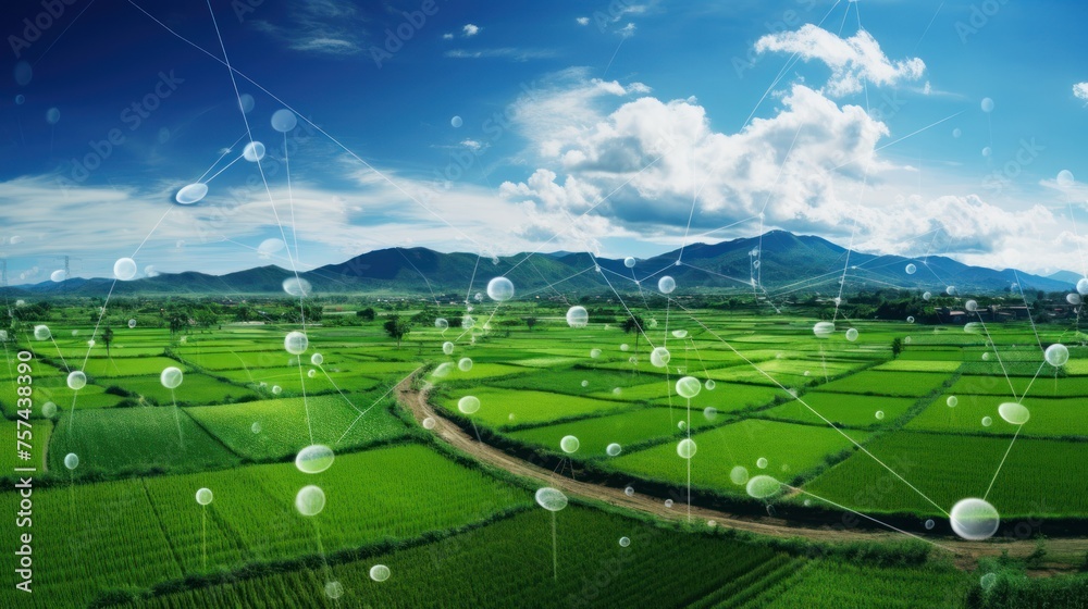 technology To connect to the online agricultural data management system ...
