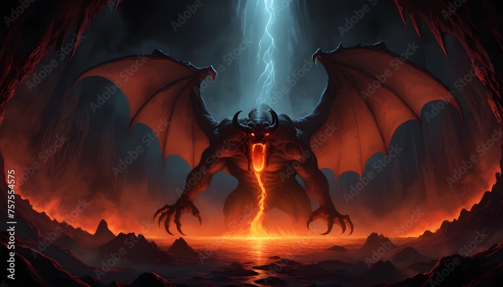 Unleashing Hellfire: The Ferocious Demon of Flames - An Epic Tale of ...