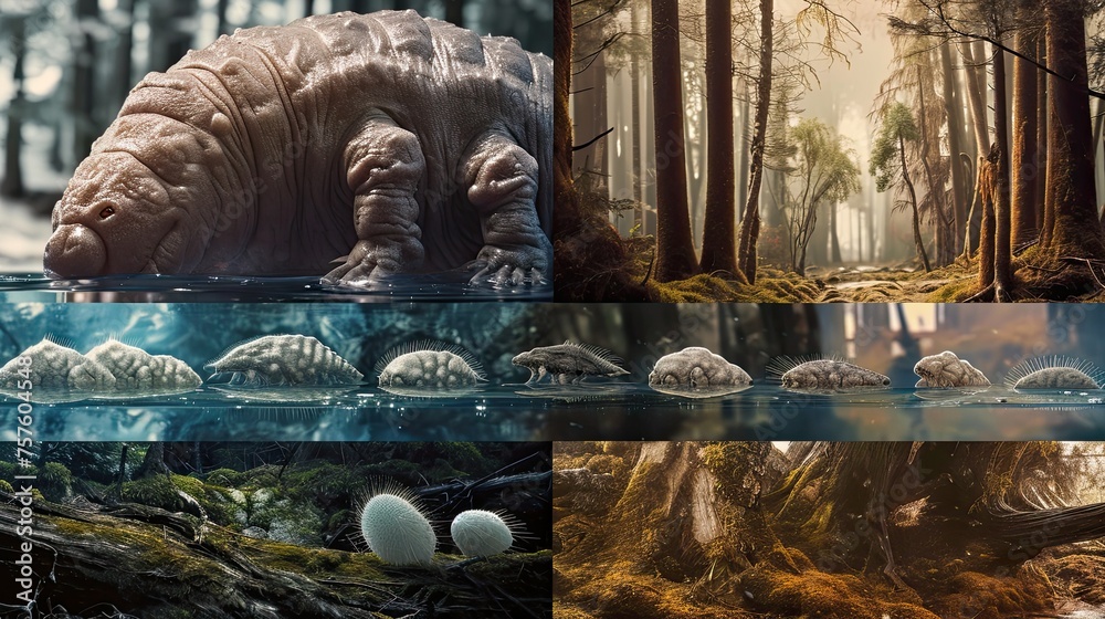 Diversity of tardigrades in different environments, from mossy forests ...