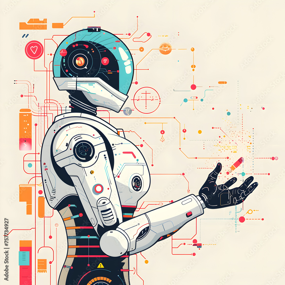 Introduction to AI Visualization": A visually rich collage showcasing ...