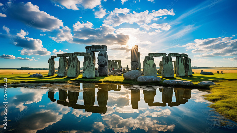 Megalithic Majesty Unveiled: Stonehenge's Prehistoric Stones Commanding ...