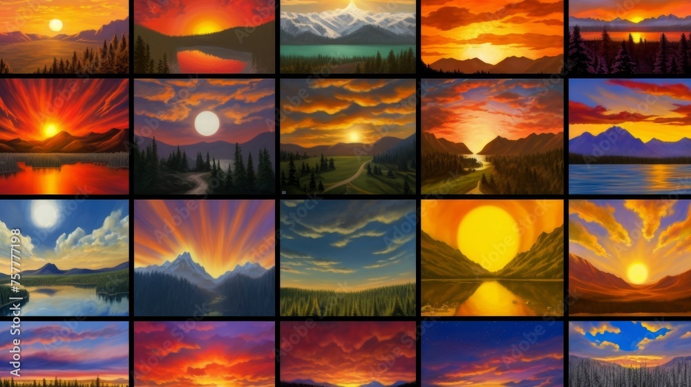Variety of stunning landscape backgrounds available for purchase in ...