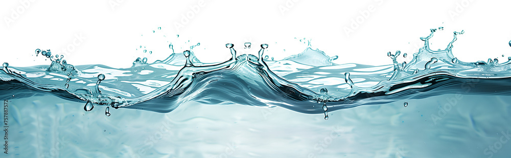 Dynamic water splash cutout, perfect for adding excitement and energy ...