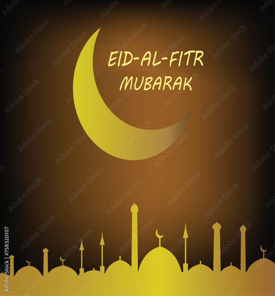 Stock-Vektorgrafik „Eid al-Fitr: a celebration of faith, family, and ...