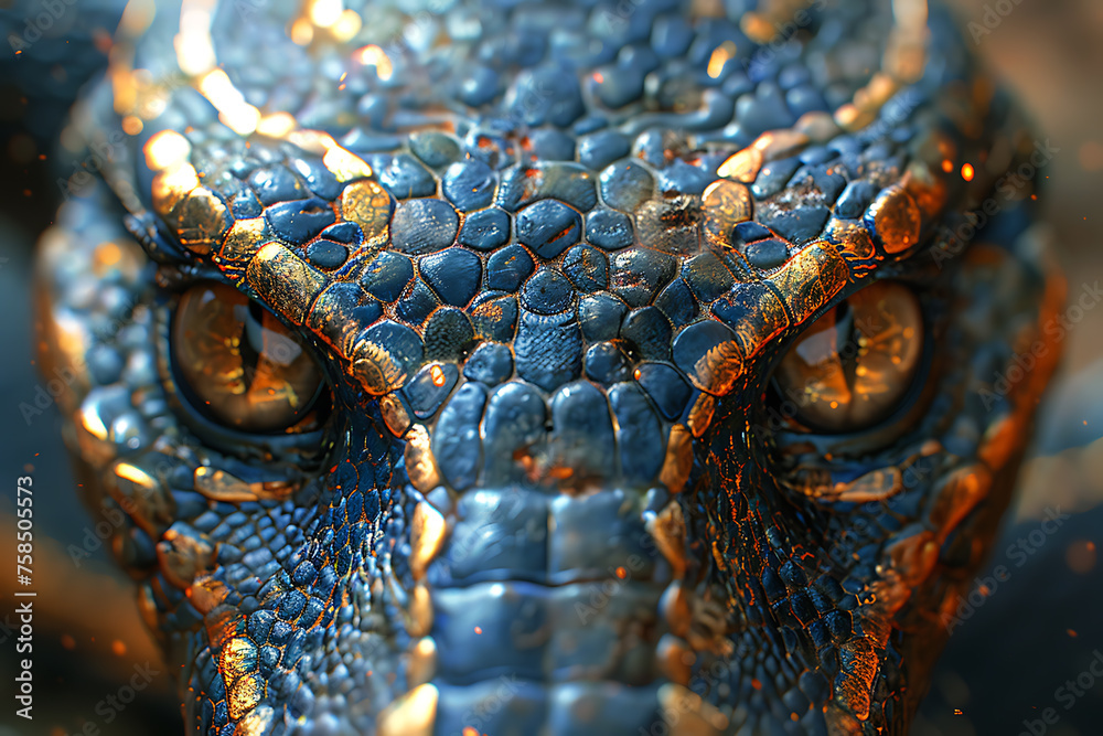 A striking depiction of Apophis, the ancient Egyptian deity symbolizing ...