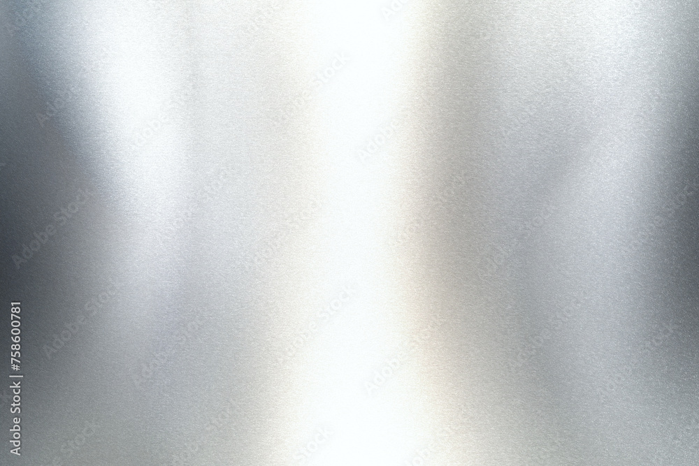 Silver metallic wall with scratched surface, abstract texture ...