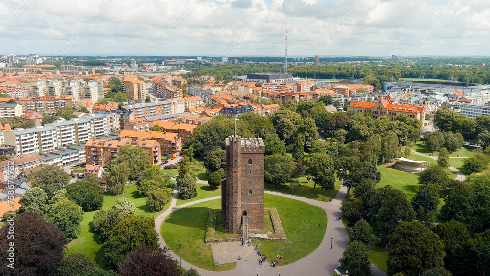 Helsingborg, Sweden. Karnan - Surviving 35-meter tower of a medieval ...