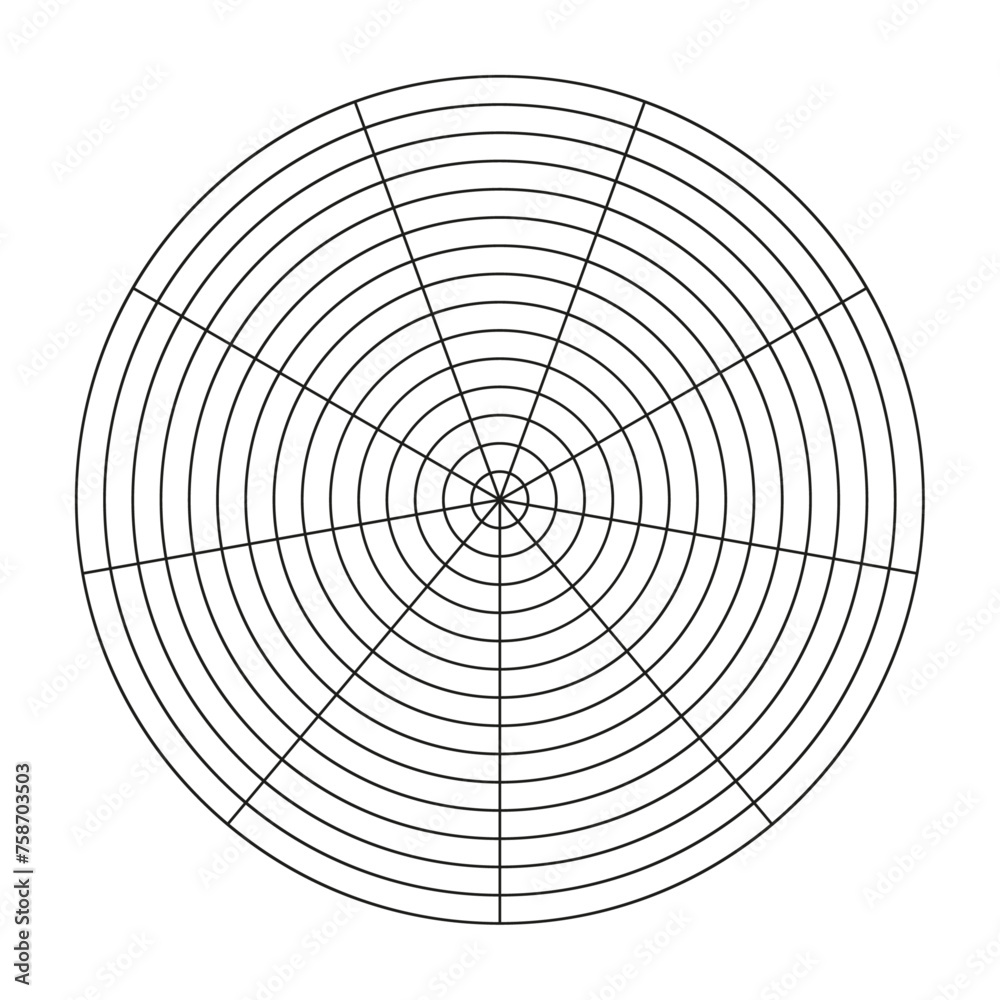 Pentagon and hexagon chart , for 5 point radar or spider diagrams. for ...