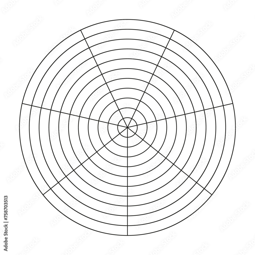 Image vectorielle Stock Pentagon and hexagon chart , for 5 point radar ...