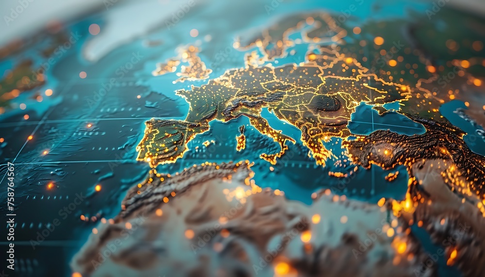 Mapping Global Influence, Multinational Companies Illustrated on a ...