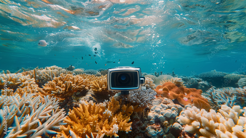 underwater photography of coral reefs with fish and fauna Stock Photo ...