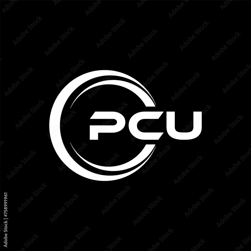 PCU Letter Logo Design, Inspiration for a Unique Identity. Modern ...