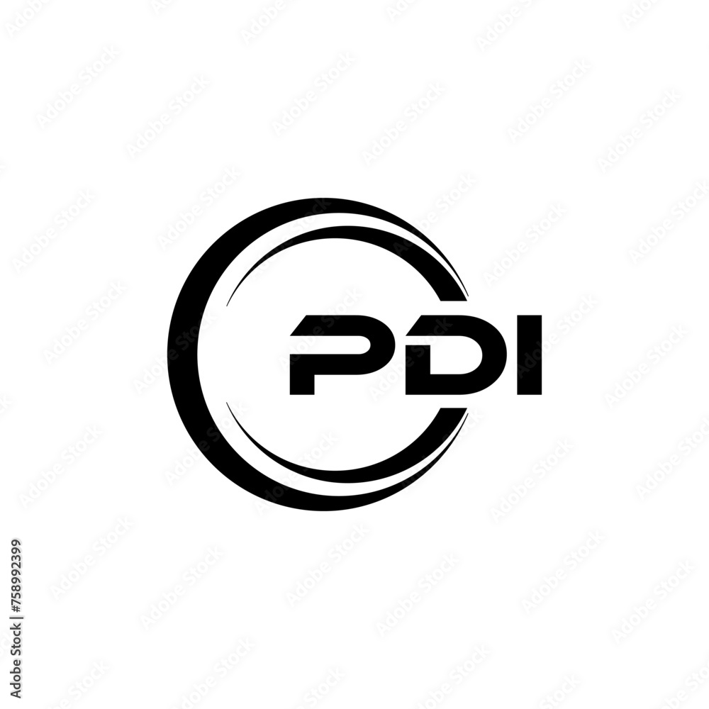 PDI Letter Logo Design, Inspiration for a Unique Identity. Modern ...