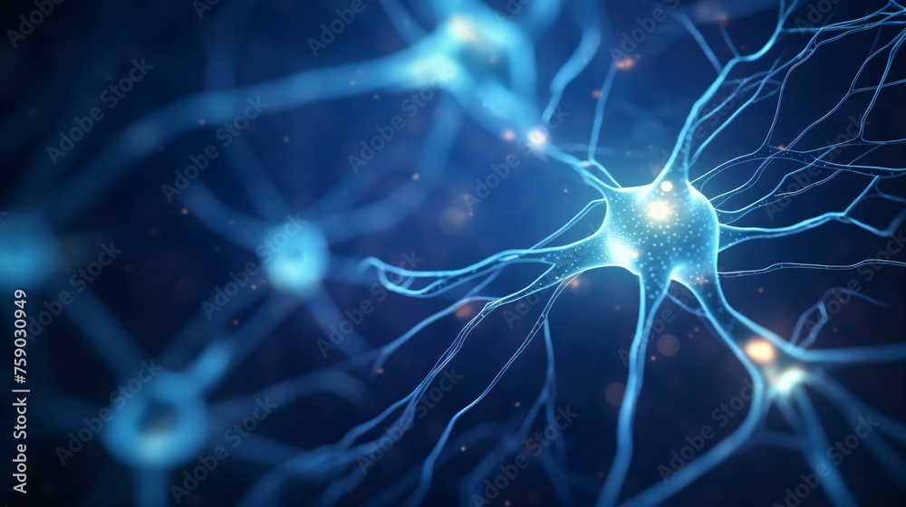 neuron, illustration, brain, science, anatomy, biology, neural, diagram, synapse, cell, cortex ...