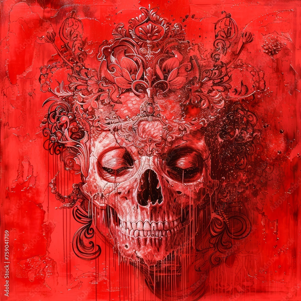 Use a super realistic style to portray the consequences of ancestral ...