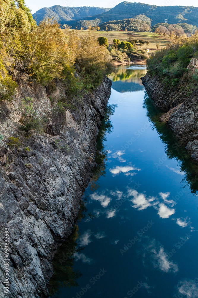 Water emptied from Tumut 3 power station into Jounama Pondage Stock ...