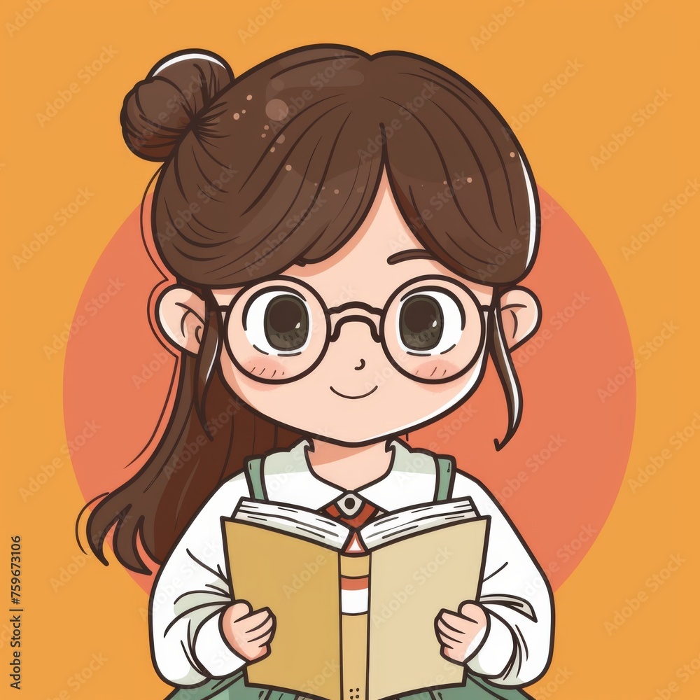 Simple emoji of a person teaching computer software and distance ...