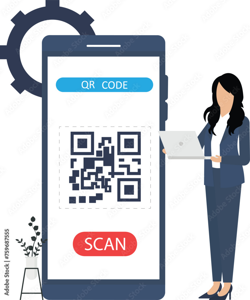 Adobe Illustrator Scan QR code and Scan QR code to Mobile Phone ...