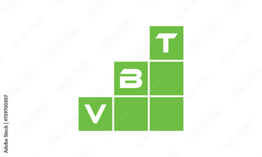 VBT initial letter financial logo design vector template. economics ...