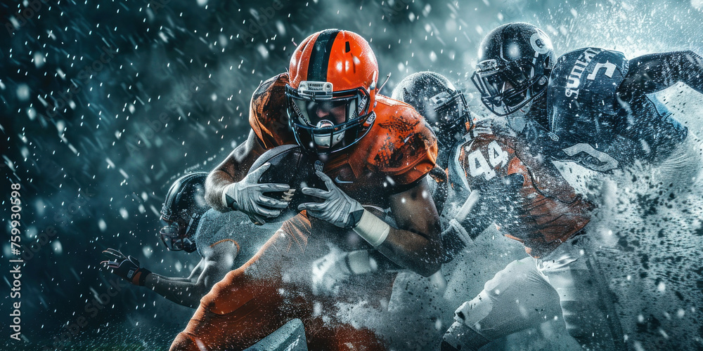 Professional American football team Cleveland Browns logo on a brown ...