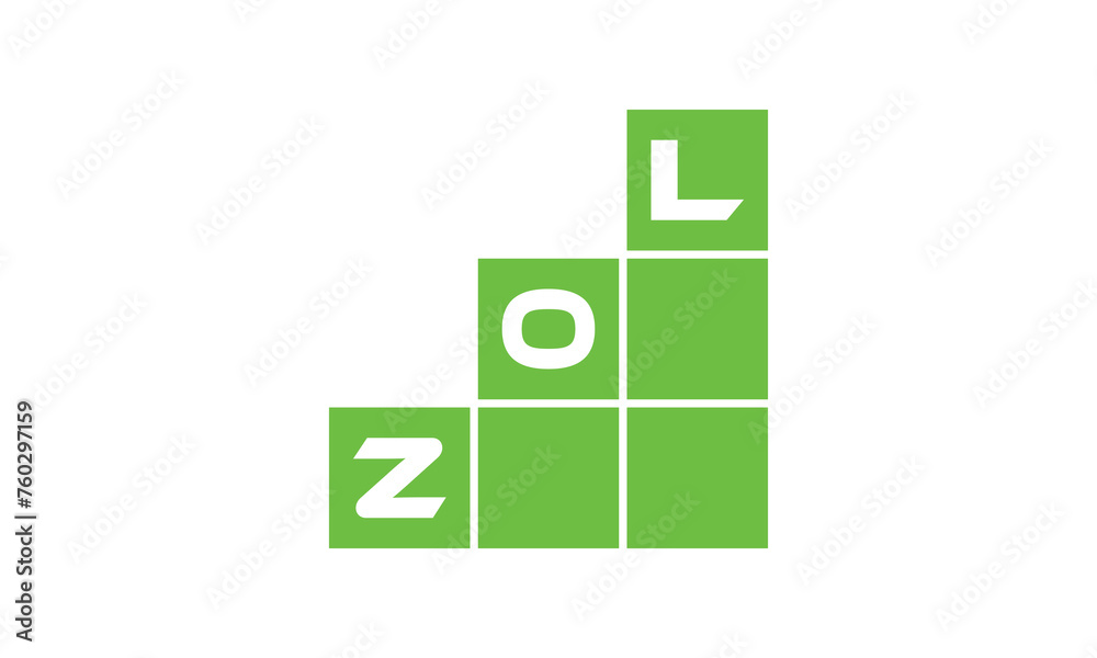 ZOL initial letter financial logo design vector template. economics ...