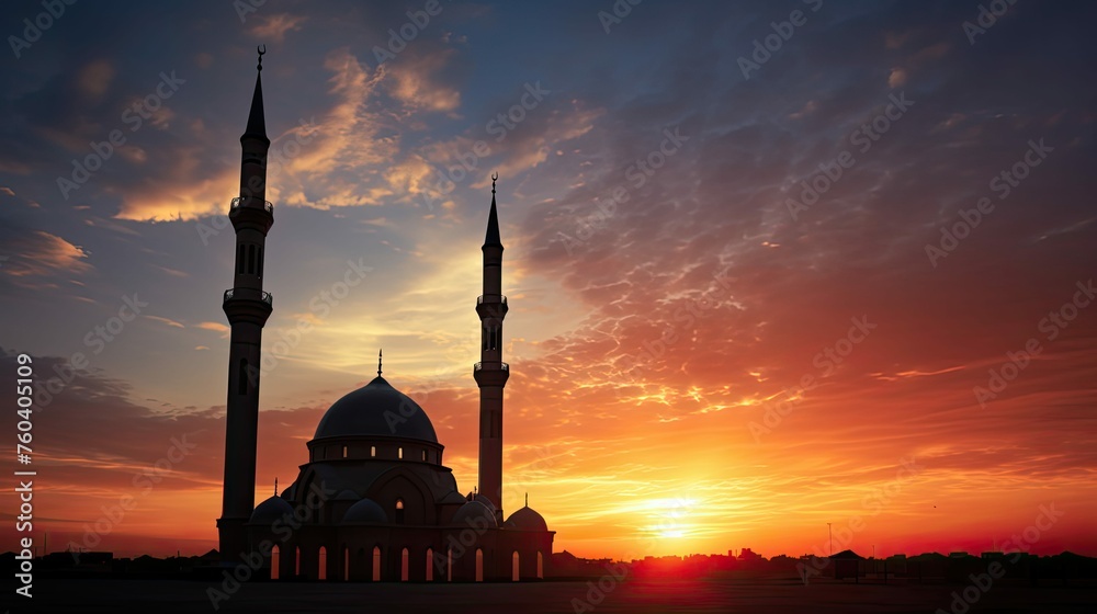 historic monument mosque building illustration landmark structure, dome ...