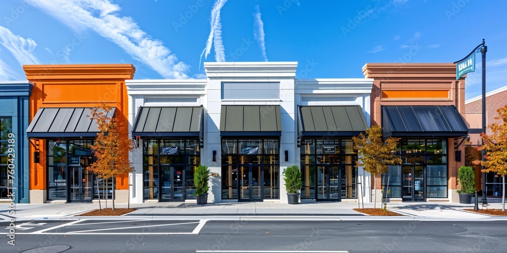 Prime mixed-use storefront and office building with awning offers ...