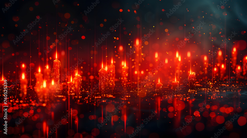 red candlestick pattern charts, trading analysis, stock market Stock ...