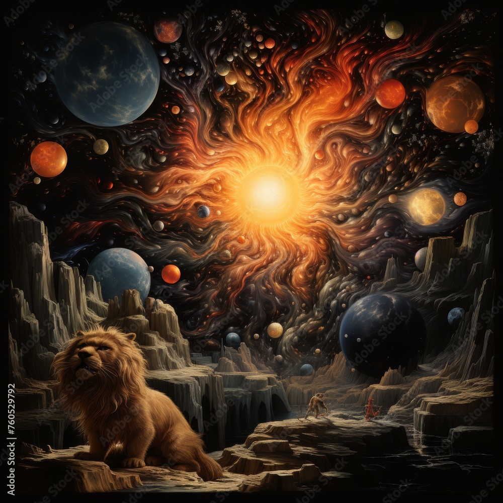 Nebulae as the birthplace of mythical creatures, explored through ...
