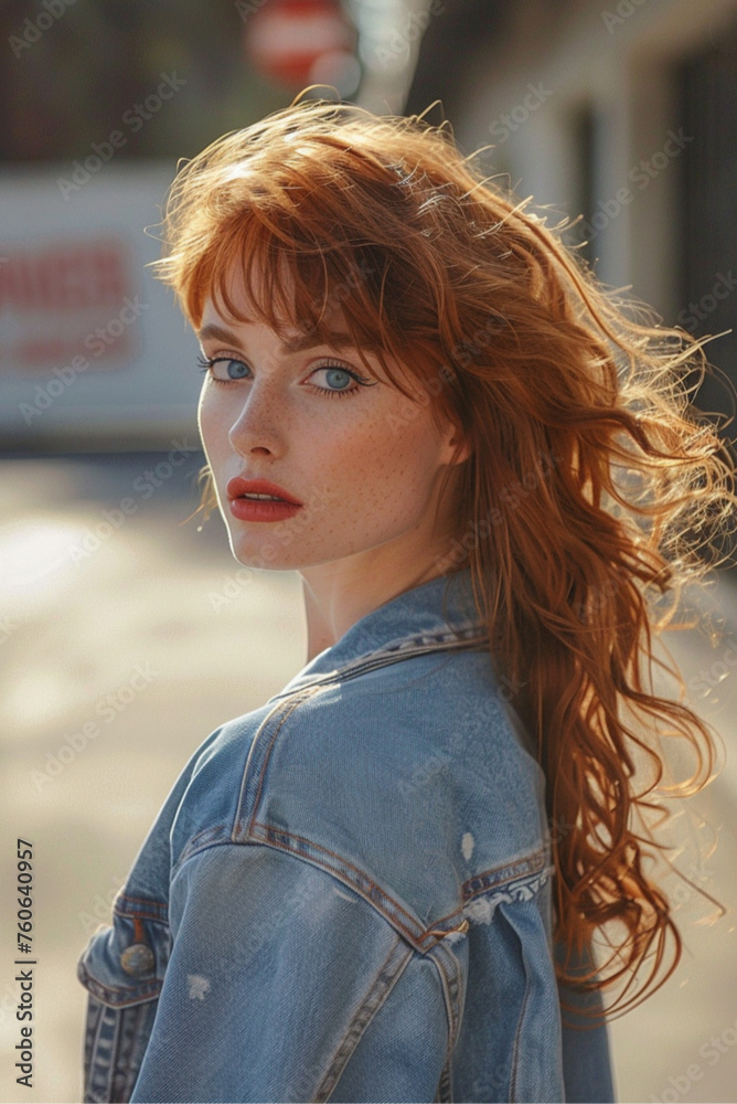 a gorgeous russian female model with blue eyes around 25 years old ...