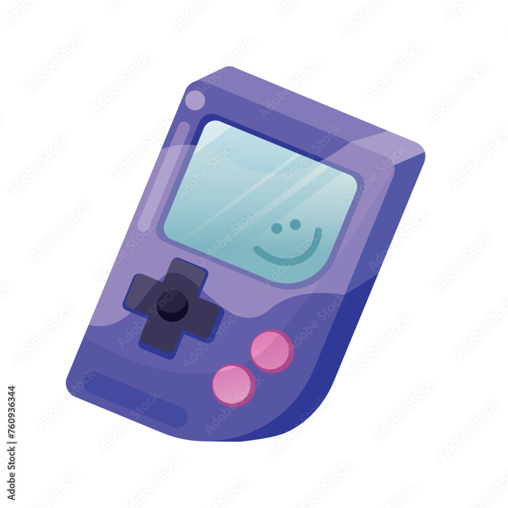 Vector portable video game console. Retro and vintage video games ...