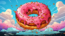 Donuts Pop Art Poster Free Stock Photo - Public Domain Pictures