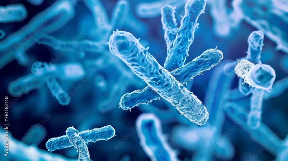 Mycobacterium tuberculosis, also known as Koch bacillus, a species of pathogenic bacteria in the ...