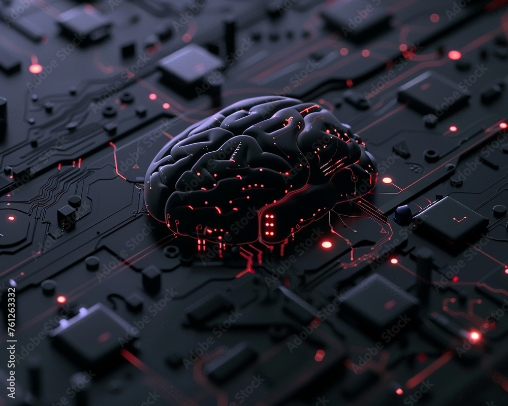 A sleek and modern interface design featuring the Neuralink logo ...