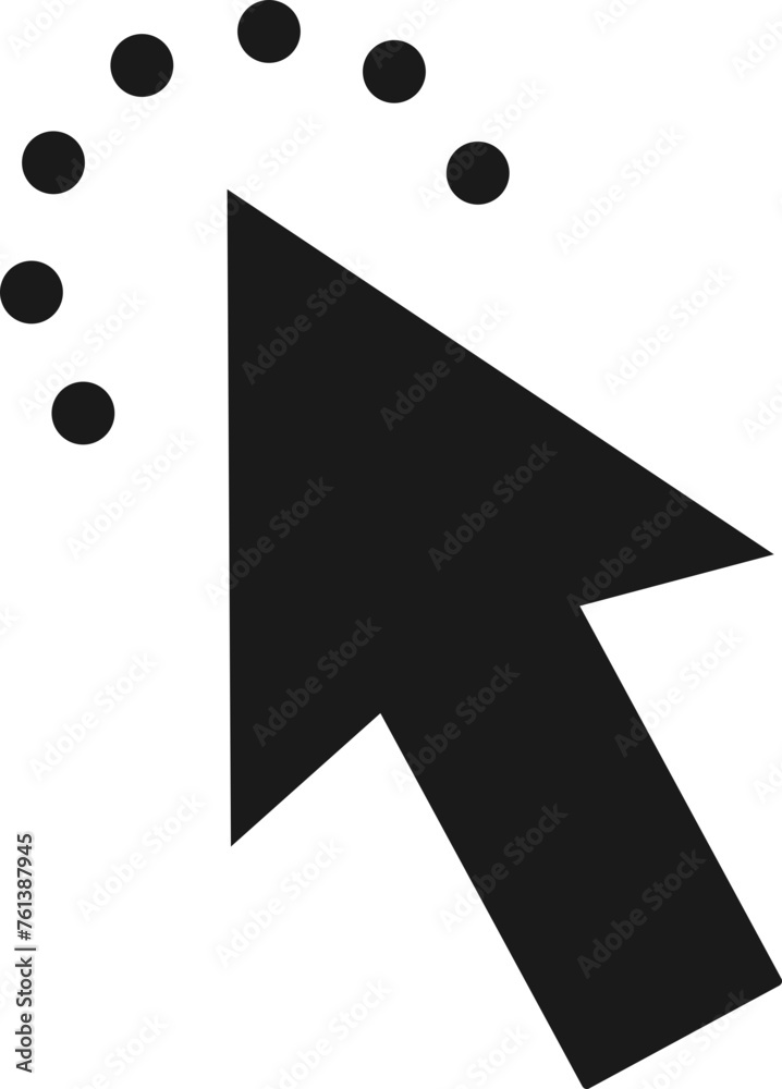 Computer Mouse Cursor Black Arrow Icon | Different Style Cursor Icon ...