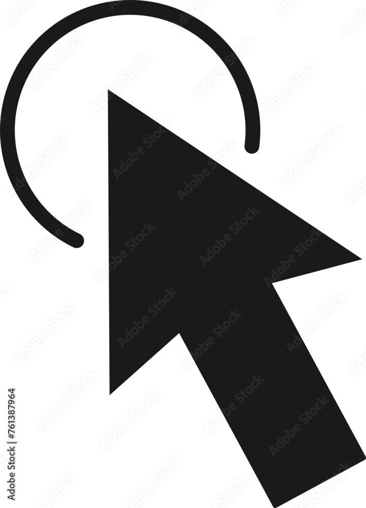 Computer Mouse Cursor Black Arrow Icon | Different Style Cursor Icon ...