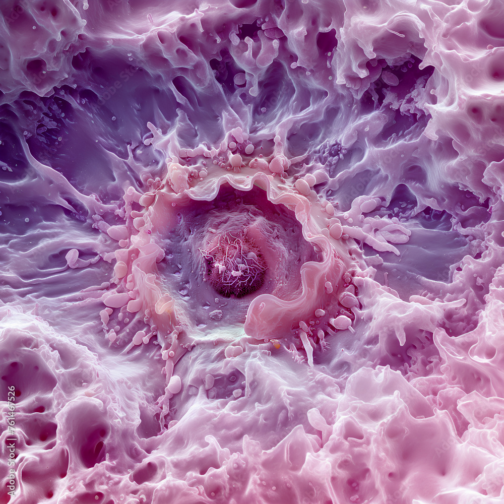 Close-up of Basal Cell Carcinoma: A type of skin cancer that may ...