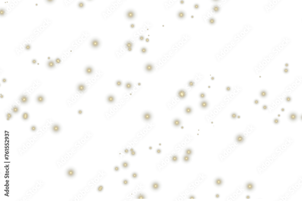 Magic firefly png, Gold fireflies png, Light effect, Mystical ...