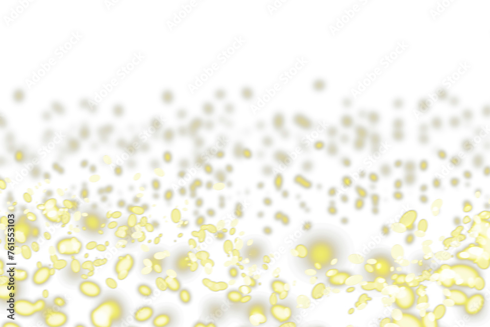 Magic firefly png, Gold fireflies png, Light effect, Mystical ...