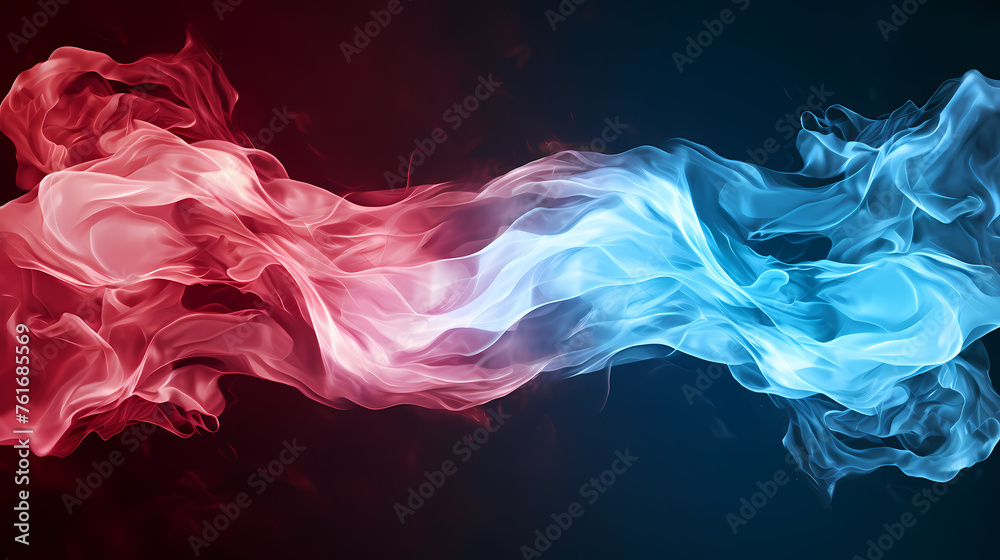 Colorful bokeh and smoke background Stock Illustration | Adobe Stock