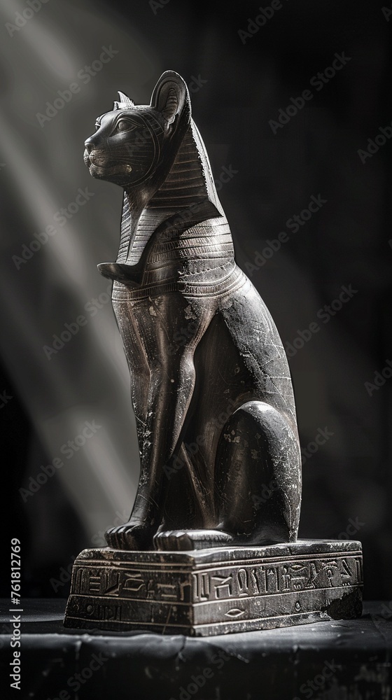 Bastet Egyptian mythology Bastet depicted as a majestic lioness or as a ...