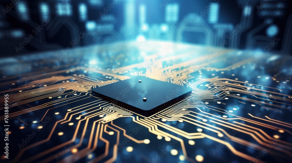 IT technology background that portrays the resilience of digital ...