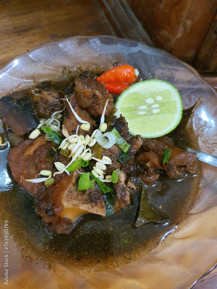 Rawon is an Indonesian beef soup. Originating from East Java, rawon ...