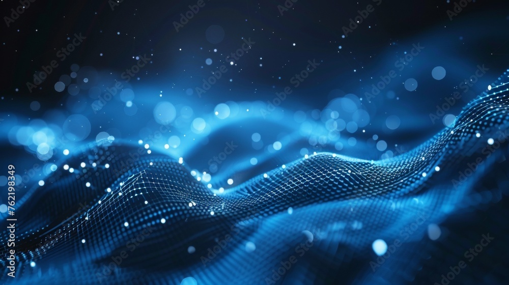 The dark blue 3D growth chart represents business, financial, analytics ...