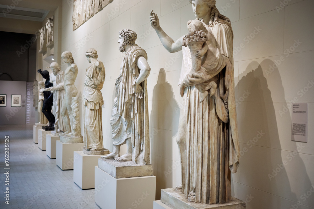 Sculptures in Greek Curtyard one of the largest and most beautiful ...