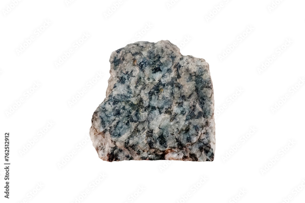 Anorthite rock mineral specimen isolated on white background. a rare ...